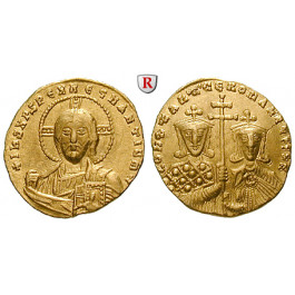 Byzanz, Constantinus VII. und Romanus II., Solidus 950-955, vz