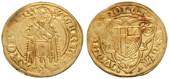 Trier, Bistum, Werner III. von Falkenstein, Goldgulden o.J. (1414-1417), ss+