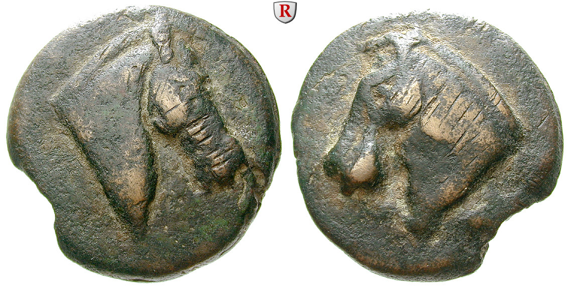 Aes Grave, Triens, 275-270 v.Chr., ss+