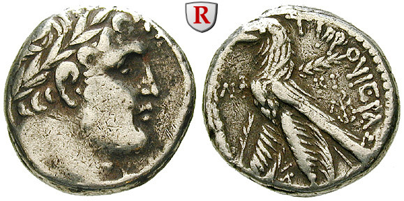 Judaea - Herodianer, Herodes Antipas, Schekel Jahr 130-131= 4-6 n.Chr., ss